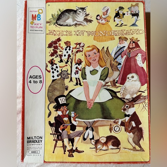Milton Bradley | Toys | Vintage Milton Bradley Alice In Wonderland ...